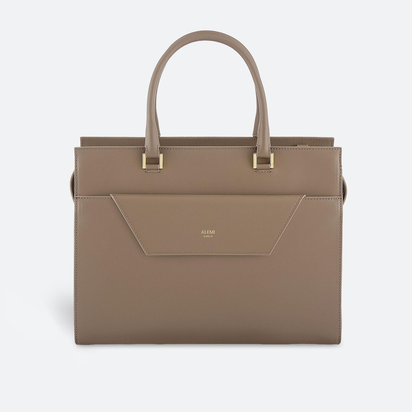 CENTRAL in Greige - Elegant Business Bag 14” Laptop | ALEMI Zurich