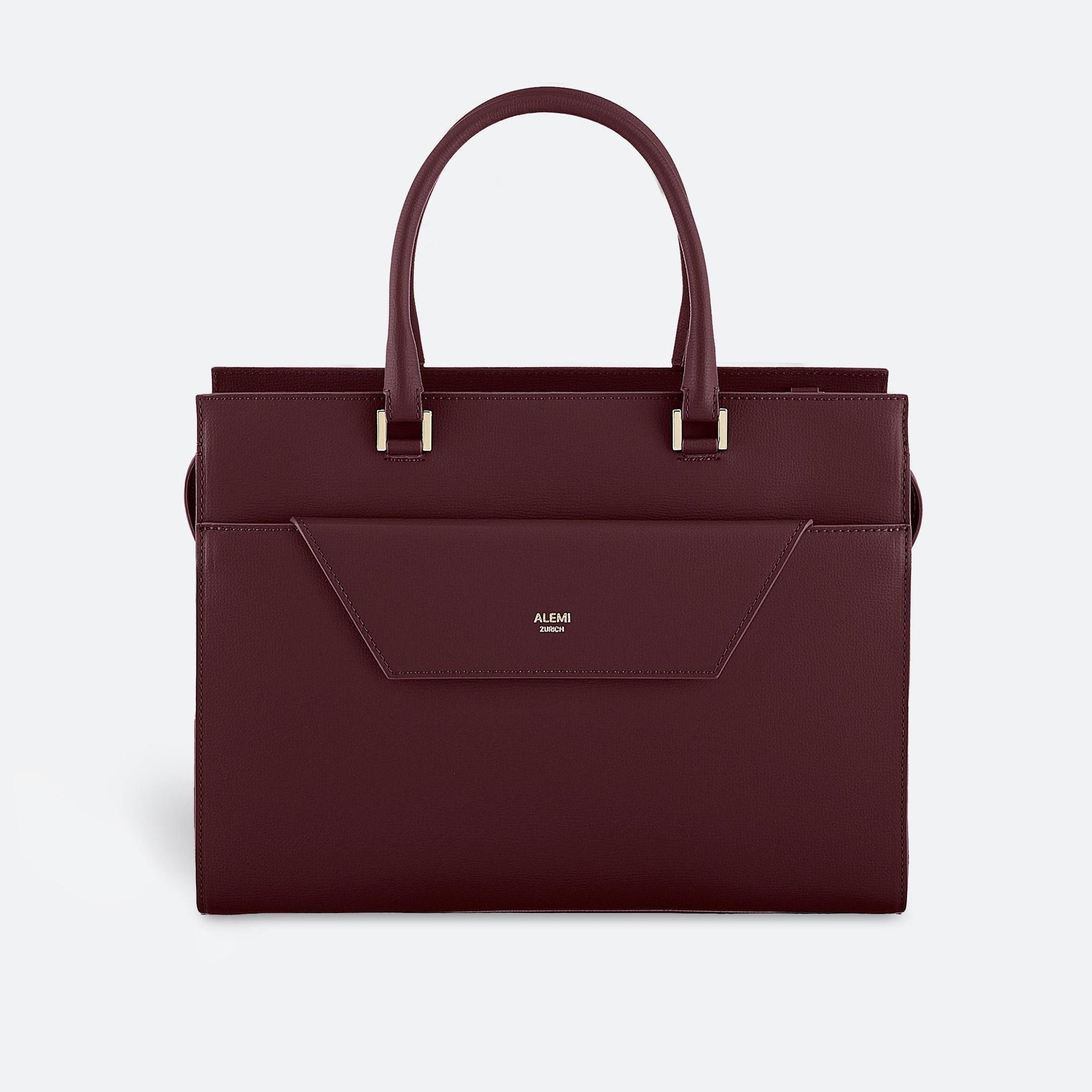CENTRAL in Maroon Red - Elegant Business Bag 14” Laptop | ALEMI Zurich