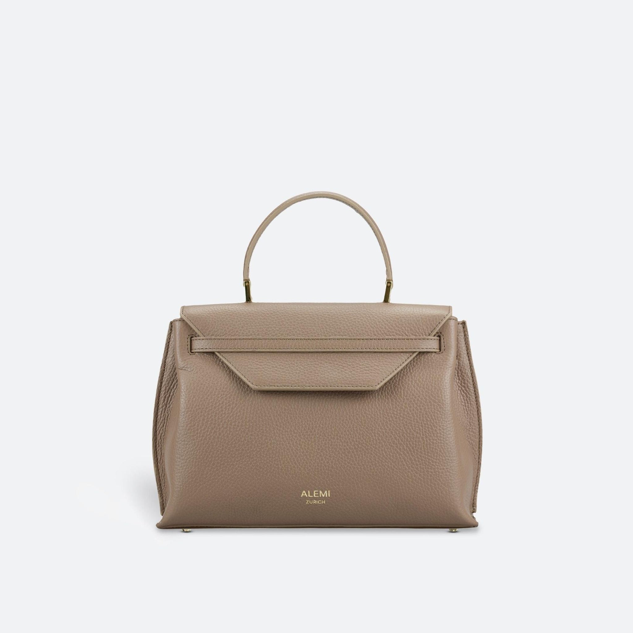 VIADUKT in Greige - Leather Bag, 4-in-1 Style | ALEMI Zurich